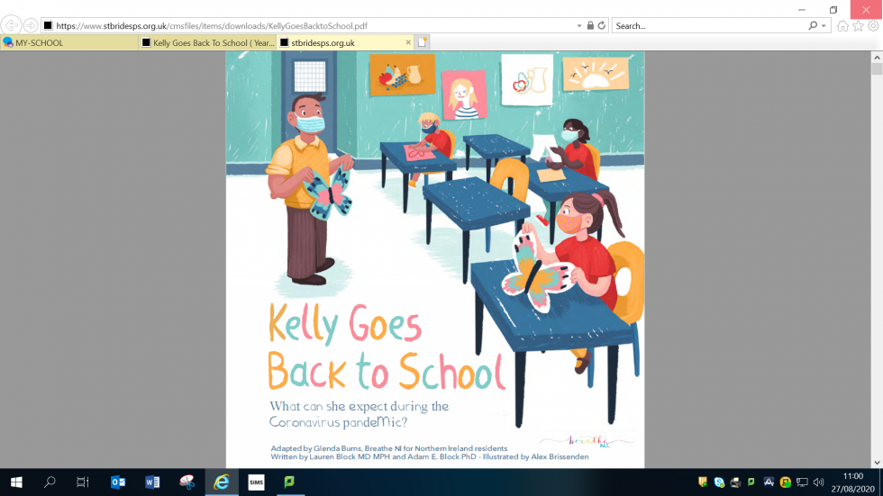 Kelly Goes Back To School ( Year 4-7 pupils )